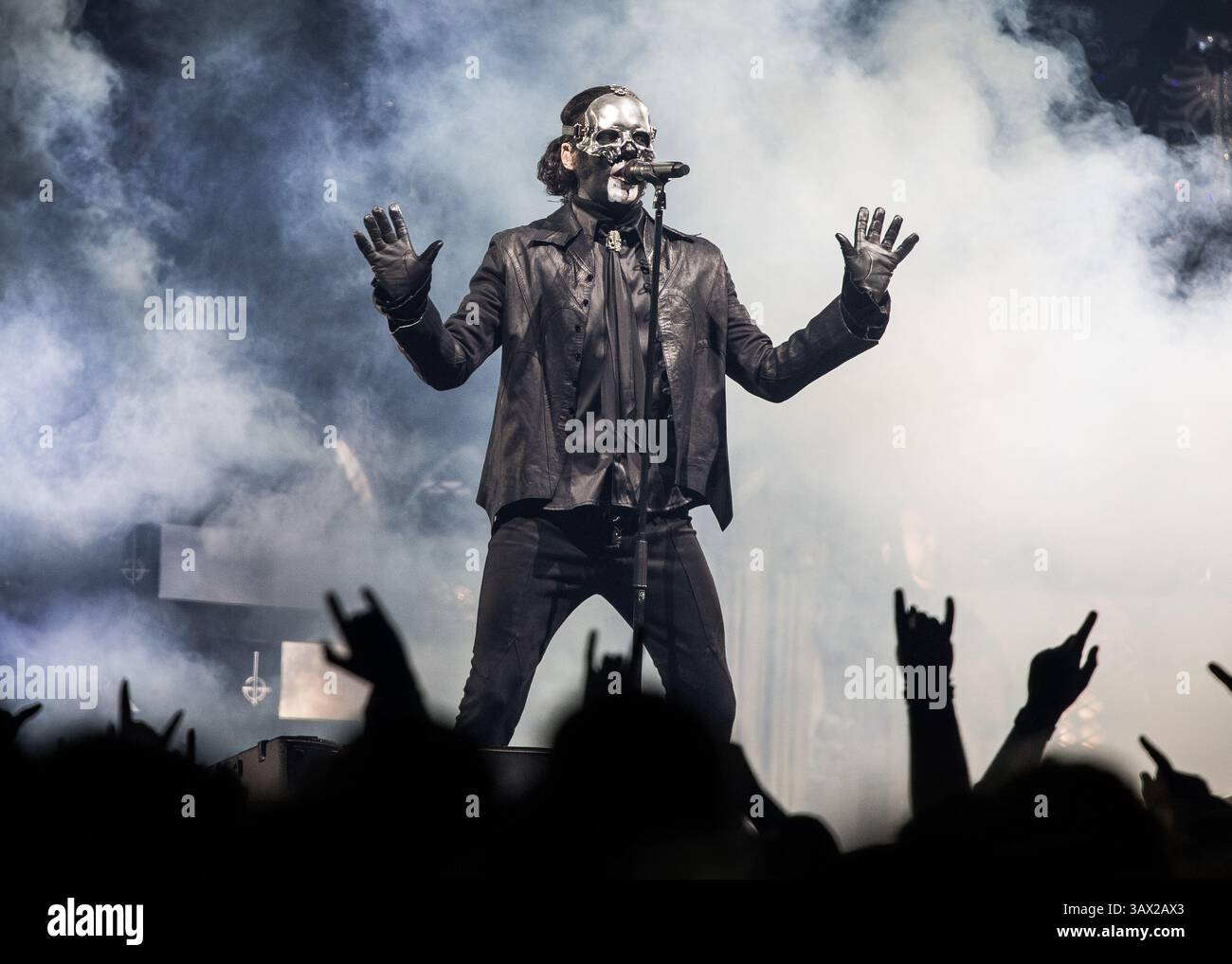 Ghost performing live in Birmingham on 20 April 2025 on Skeleta tour ...