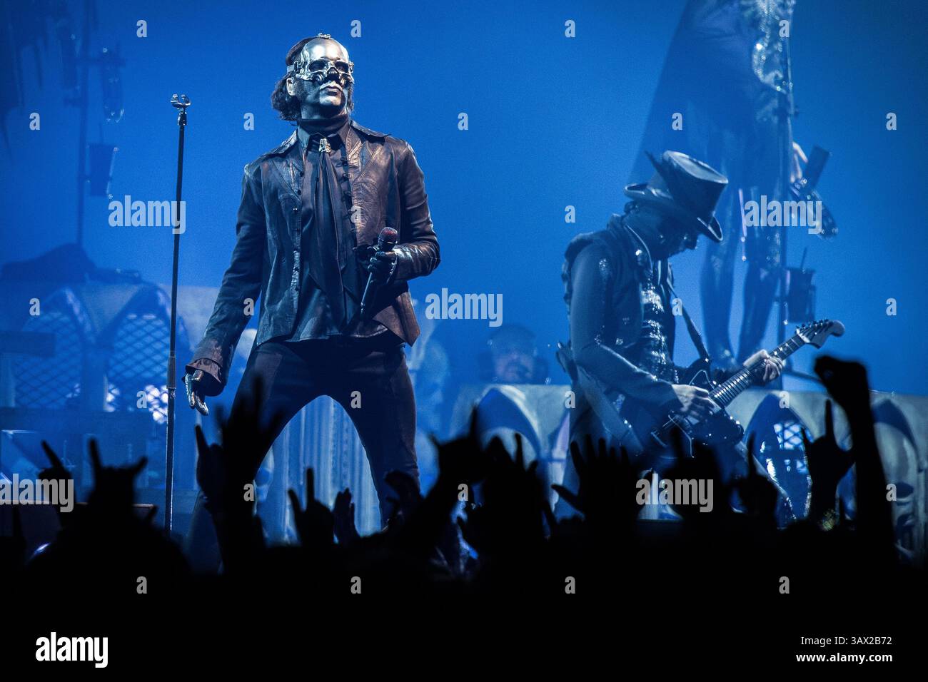 Ghost performing live in Birmingham on 20 April 2025 on Skeleta tour ...