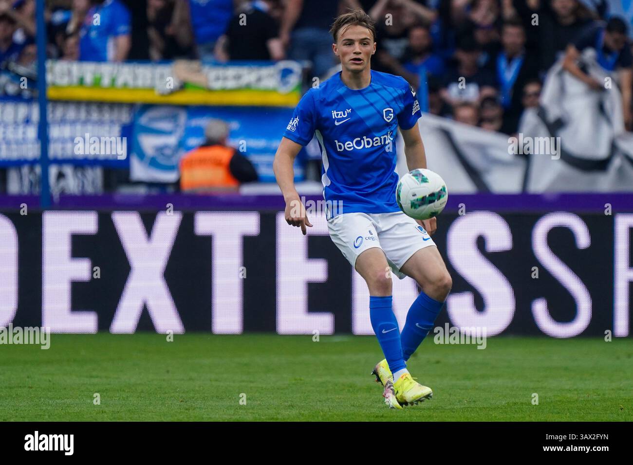 Genk, Belgium. 20th Apr, 2025. GENK, BELGIUM - APRIL 20: Matte Smets of ...