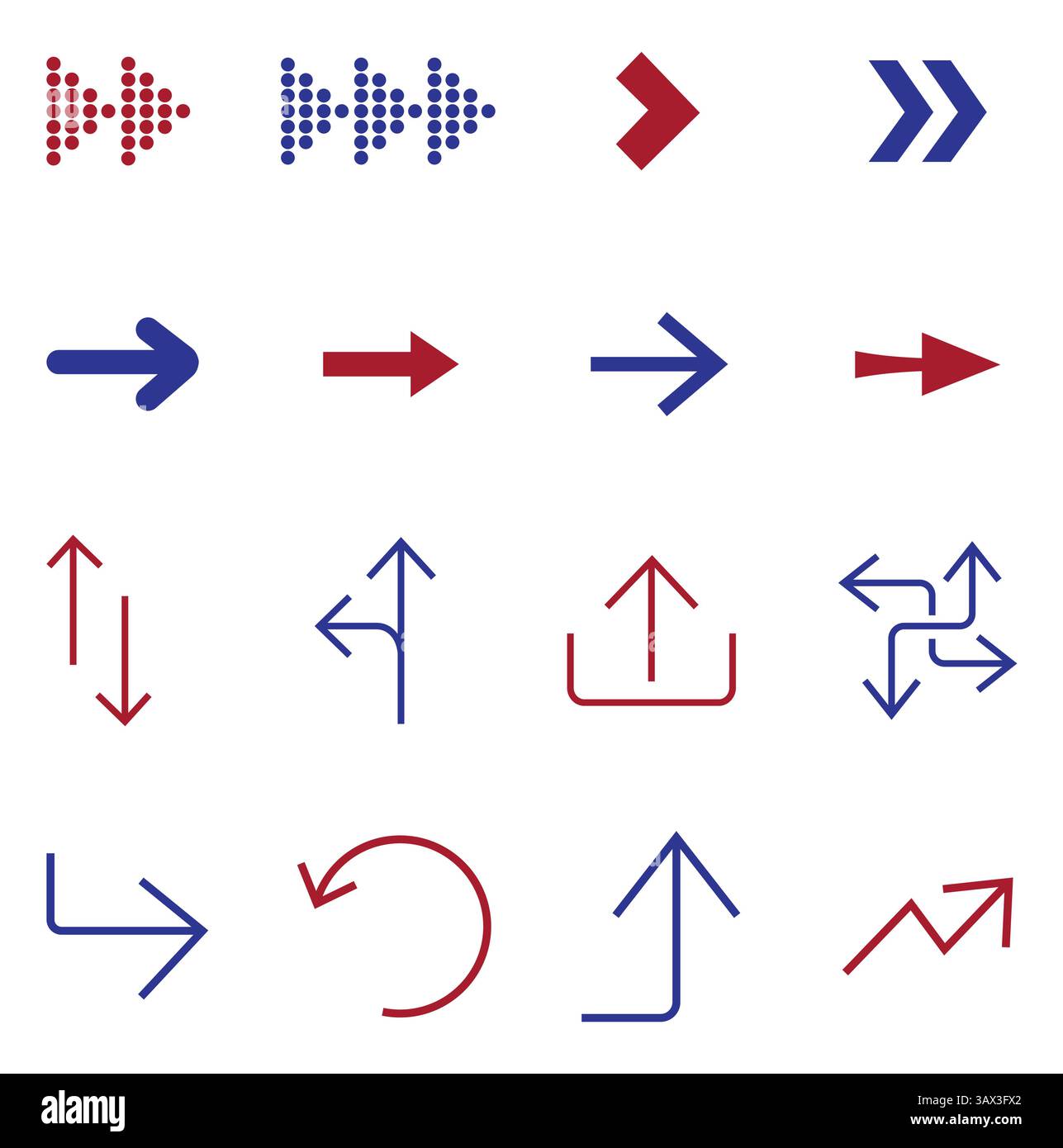 arrow icons for graphic designers. vector illustration Stock Vector ...