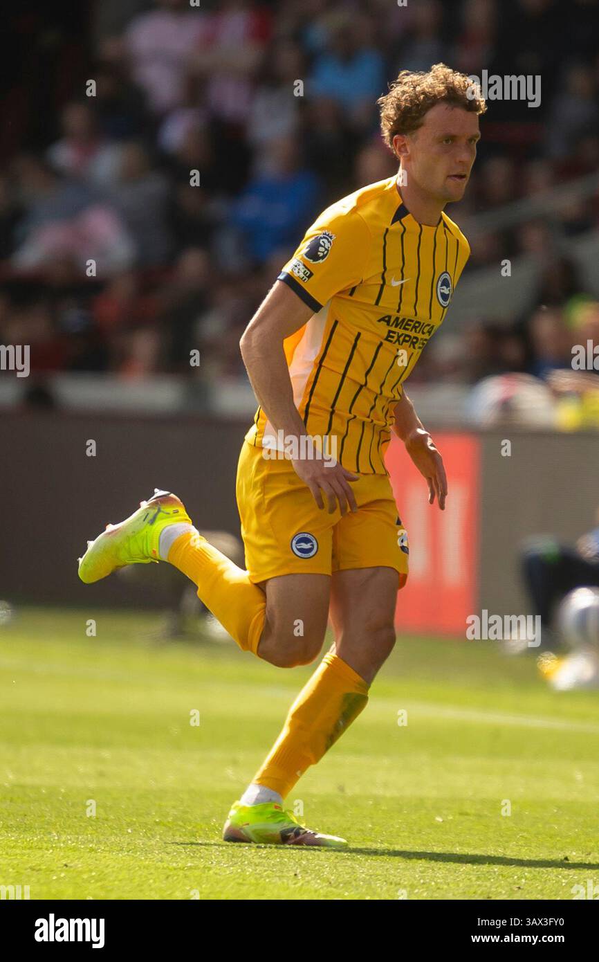 Mats Wieffer of Brighton & Hove Albion during the Premier League match ...