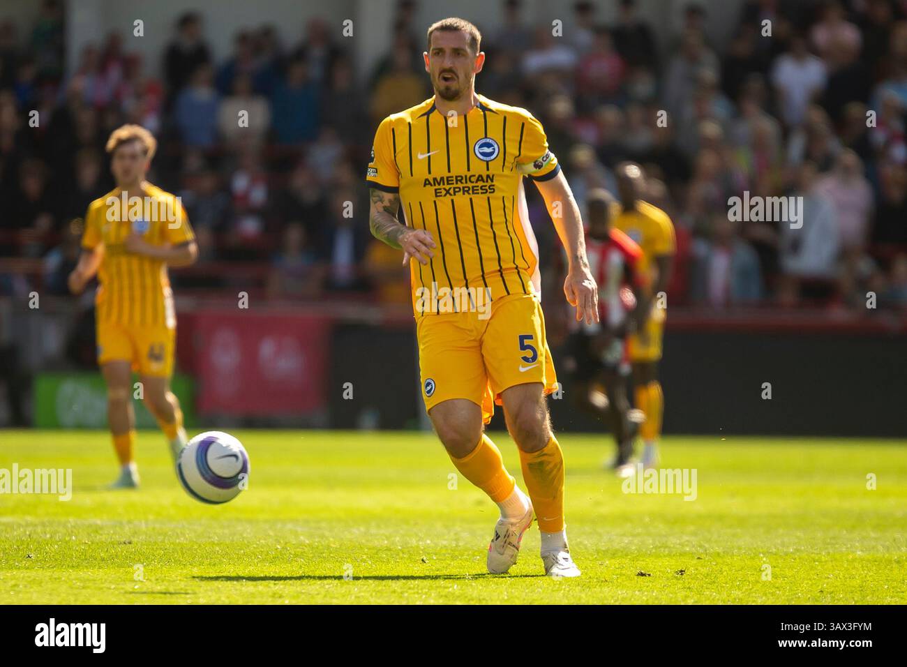 Lewis Dunk of Brighton & Hove Albion during the Premier League match ...