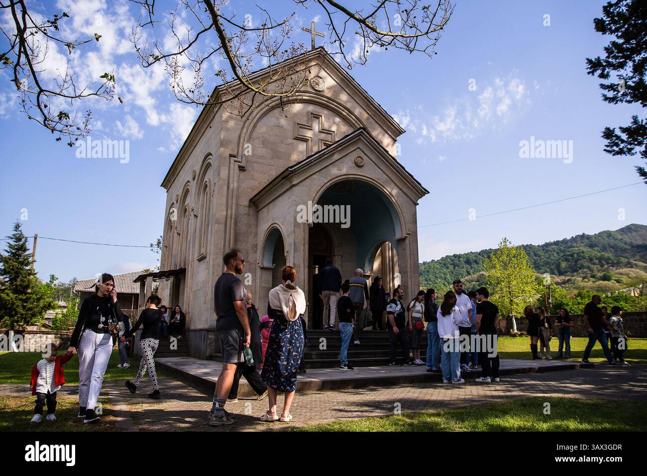 Shukhuti, Guria, Georgia, April 20, 2025. Every Easter Sunday, the ...