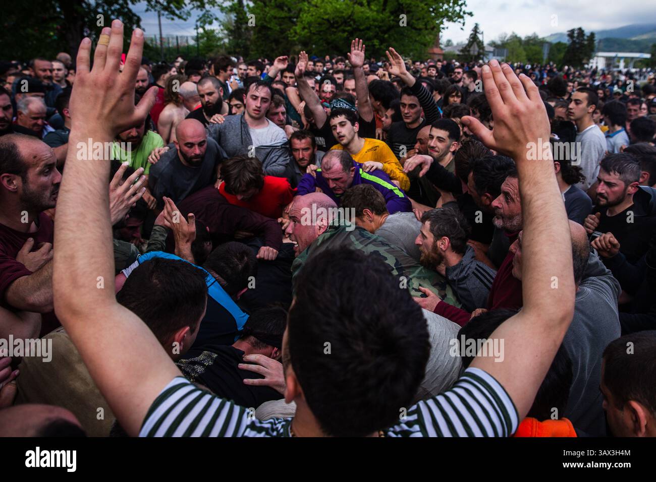 Shukhuti, Guria, Georgia, April 20, 2025. Every Easter Sunday, the ...