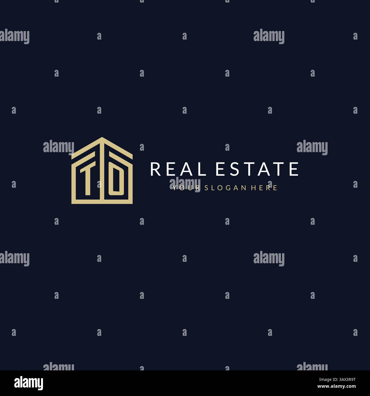 Letter TO with simple home icon logo design, creative logo design for ...