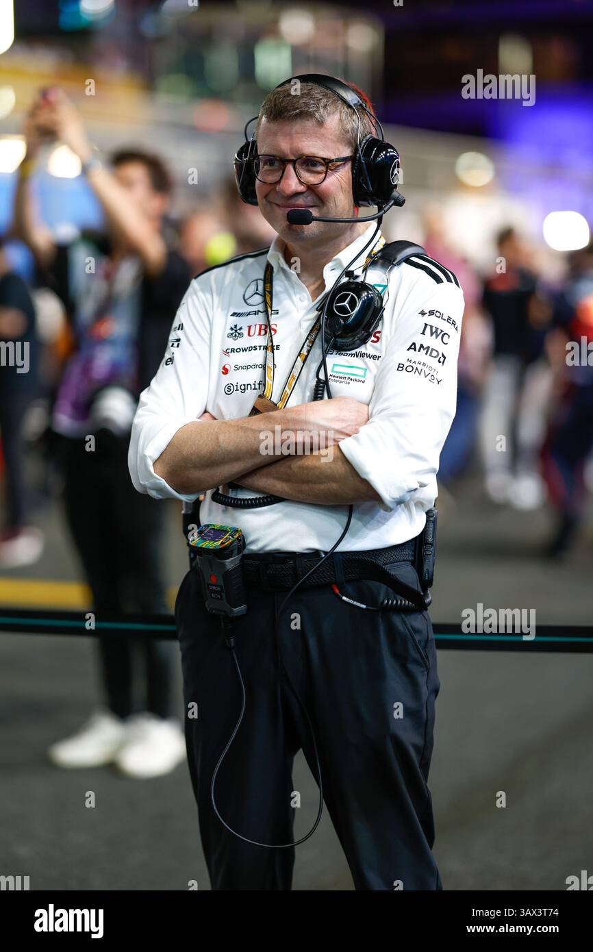Mercedes AMG F1 Team staff during the Formula 1 STC Saudi Arabian Grand ...