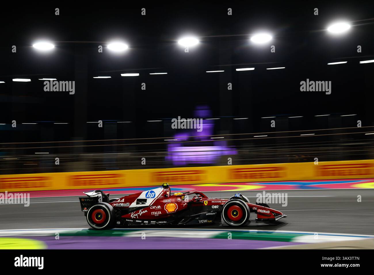 44 HAMILTON Lewis (gbr), Scuderia Ferrari SF-25, action during the Formula 1 STC Saudi Arabian ...