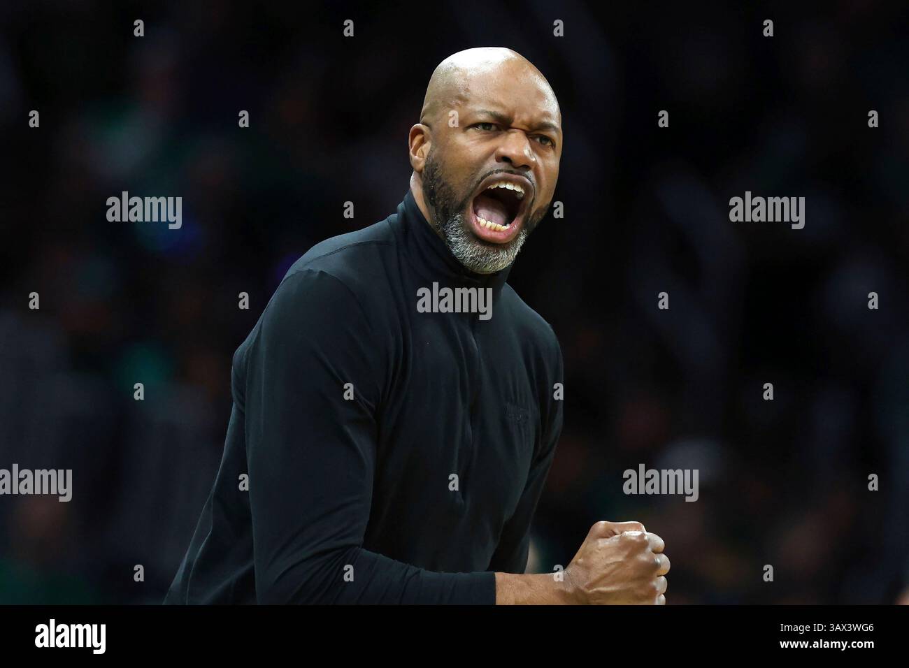 Orlando Magic head coach Jamahl Mosley during the first half in game 1 ...