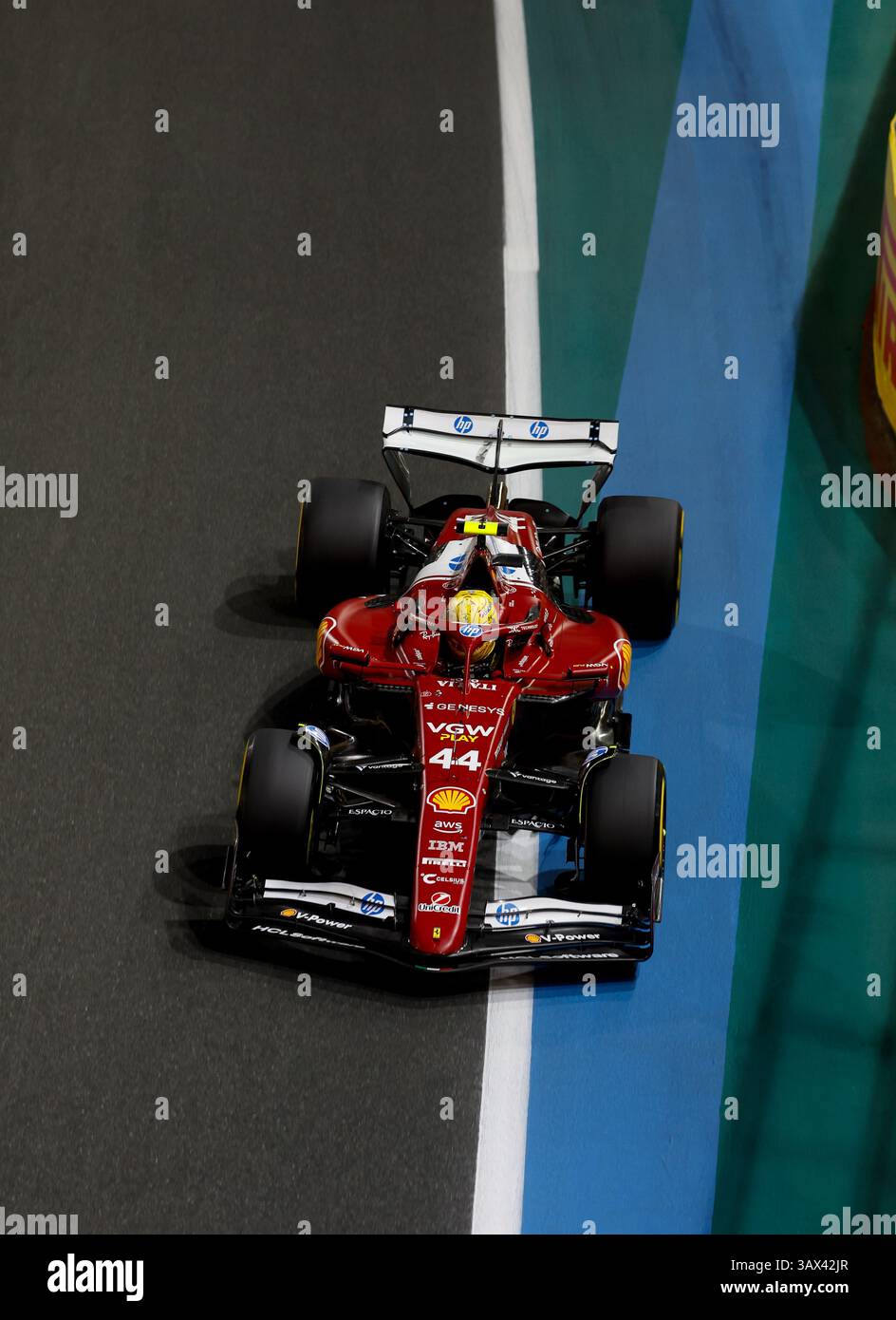 44 HAMILTON Lewis (gbr), Scuderia Ferrari SF-25, action during the Formula 1 STC Saudi Arabian ...