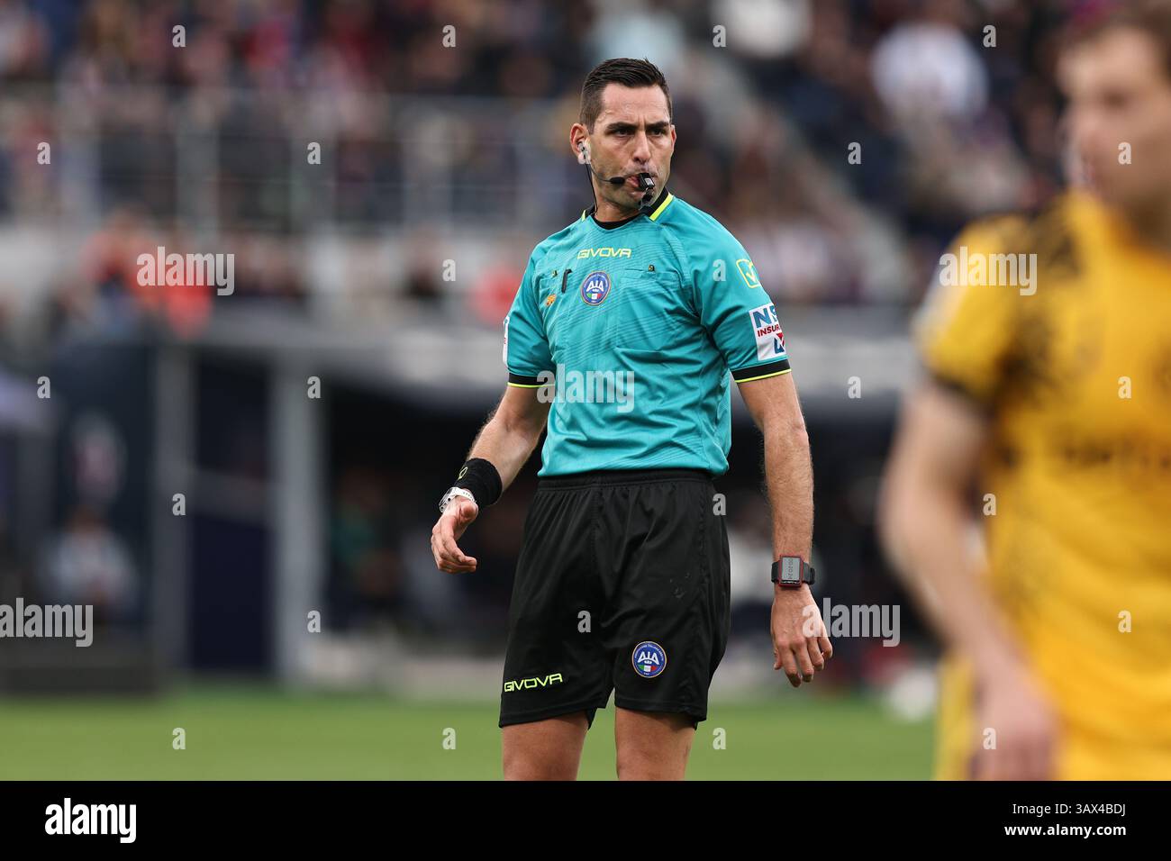 Andra Colombo (Referee) ;during the Italian "Serie A" match between ...
