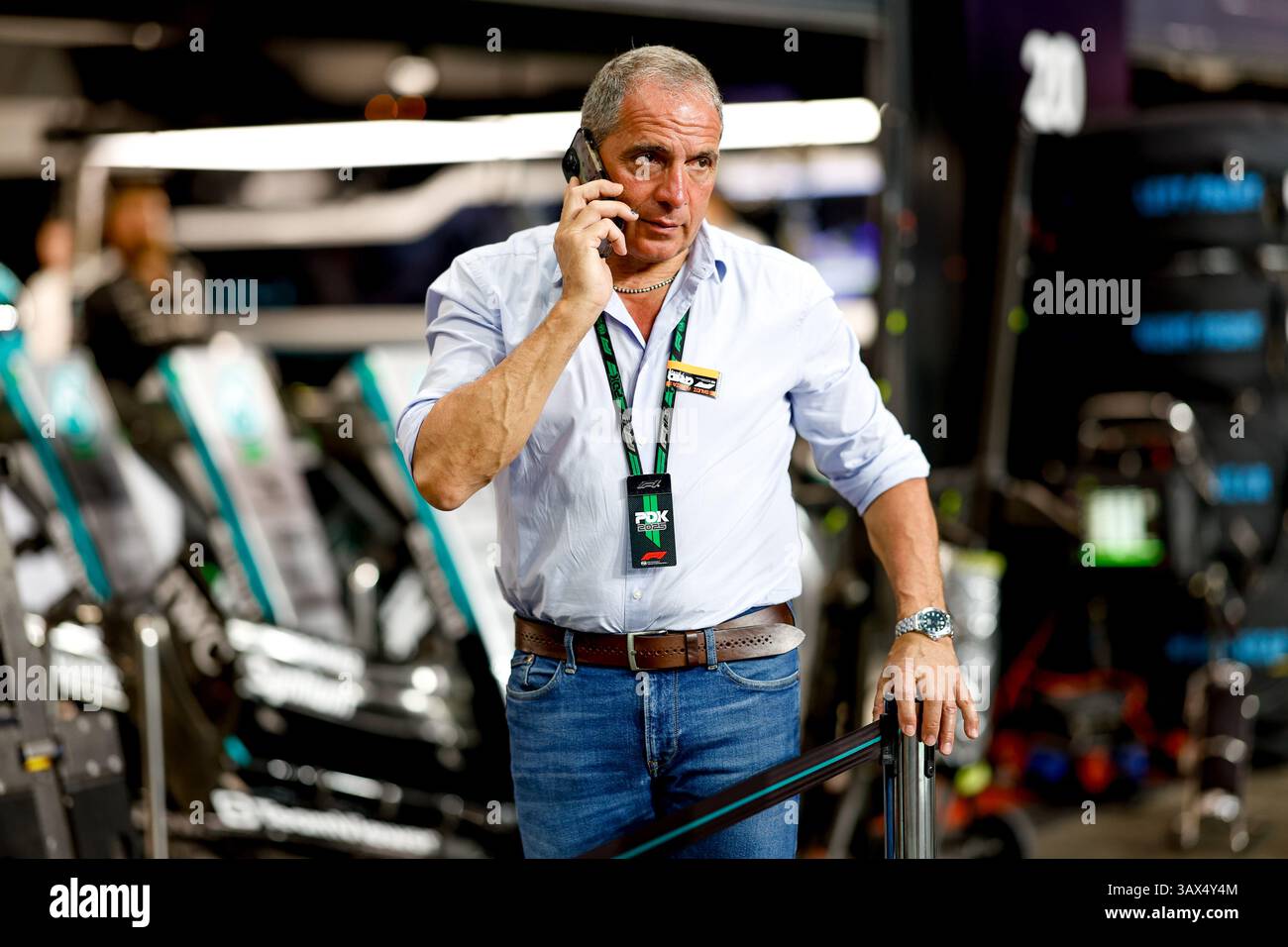 Marco Antonelli, father of KIMI ANTONELLI Andrea (ita), Mercedes AMG F1 ...