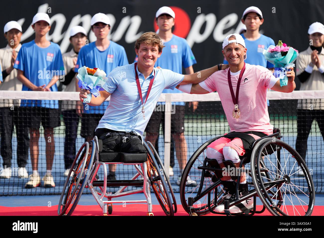(L-R) Niels Vink (NED), Guy Sasson (ISR), April 19, 2025 - Wheelchair ...