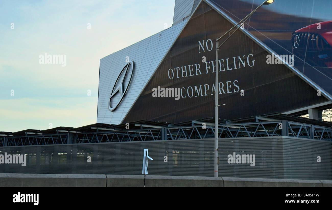 Atlanta, USA, 19th April,2025: Mercedes-Benz Stadium in Atlanta state ...