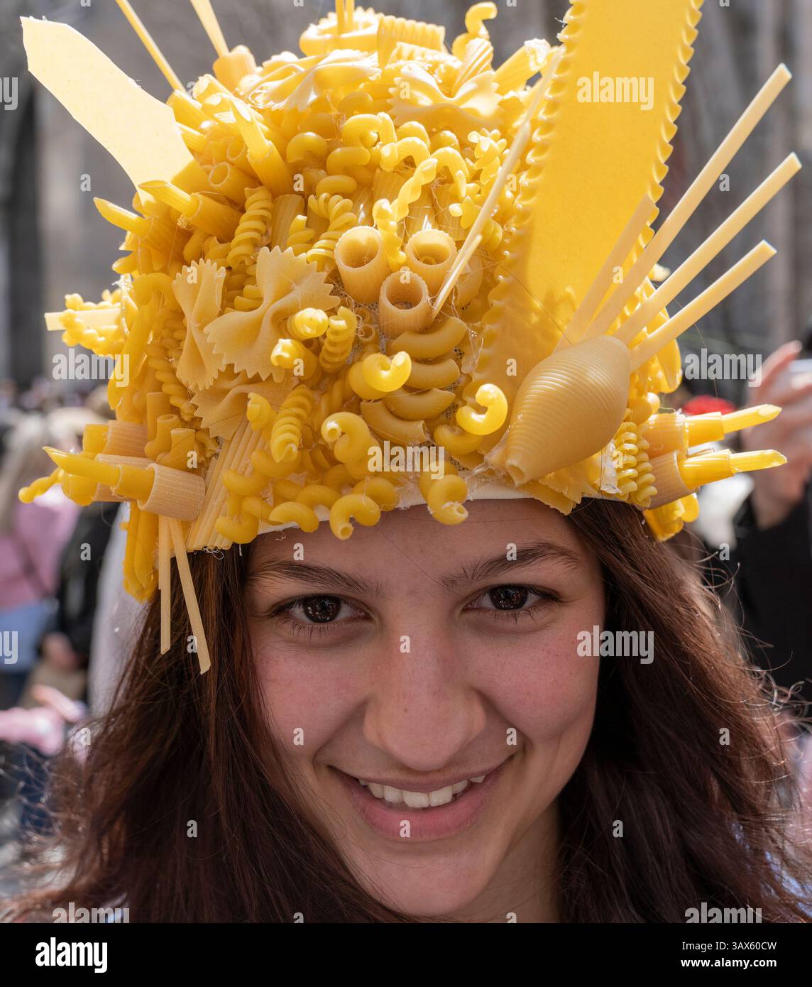 New York, USA. 20th Apr, 2025. People celebrate Easter with ...