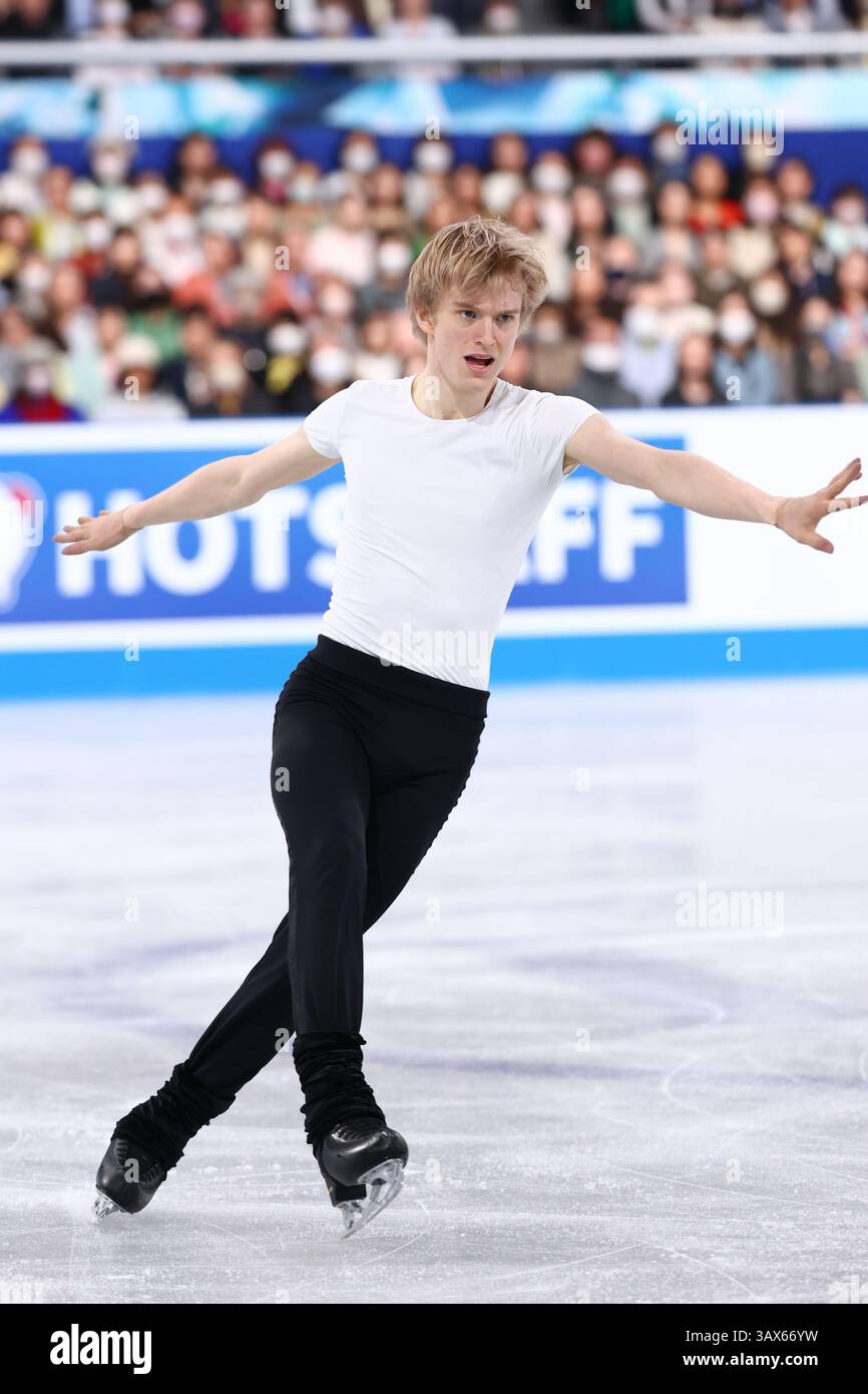 Tokyo, Japan. 18th Apr, 2025. Daniel Grassl (ITA) Figure Skating : ISU ...