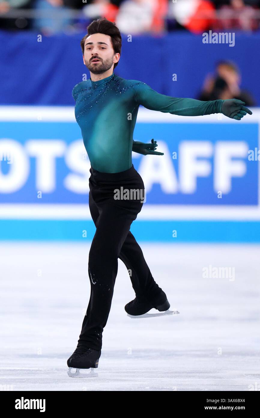 Tokyo, Japan. 18th Apr, 2025. Kevin Aymoz (FRA) Figure Skating : ISU ...