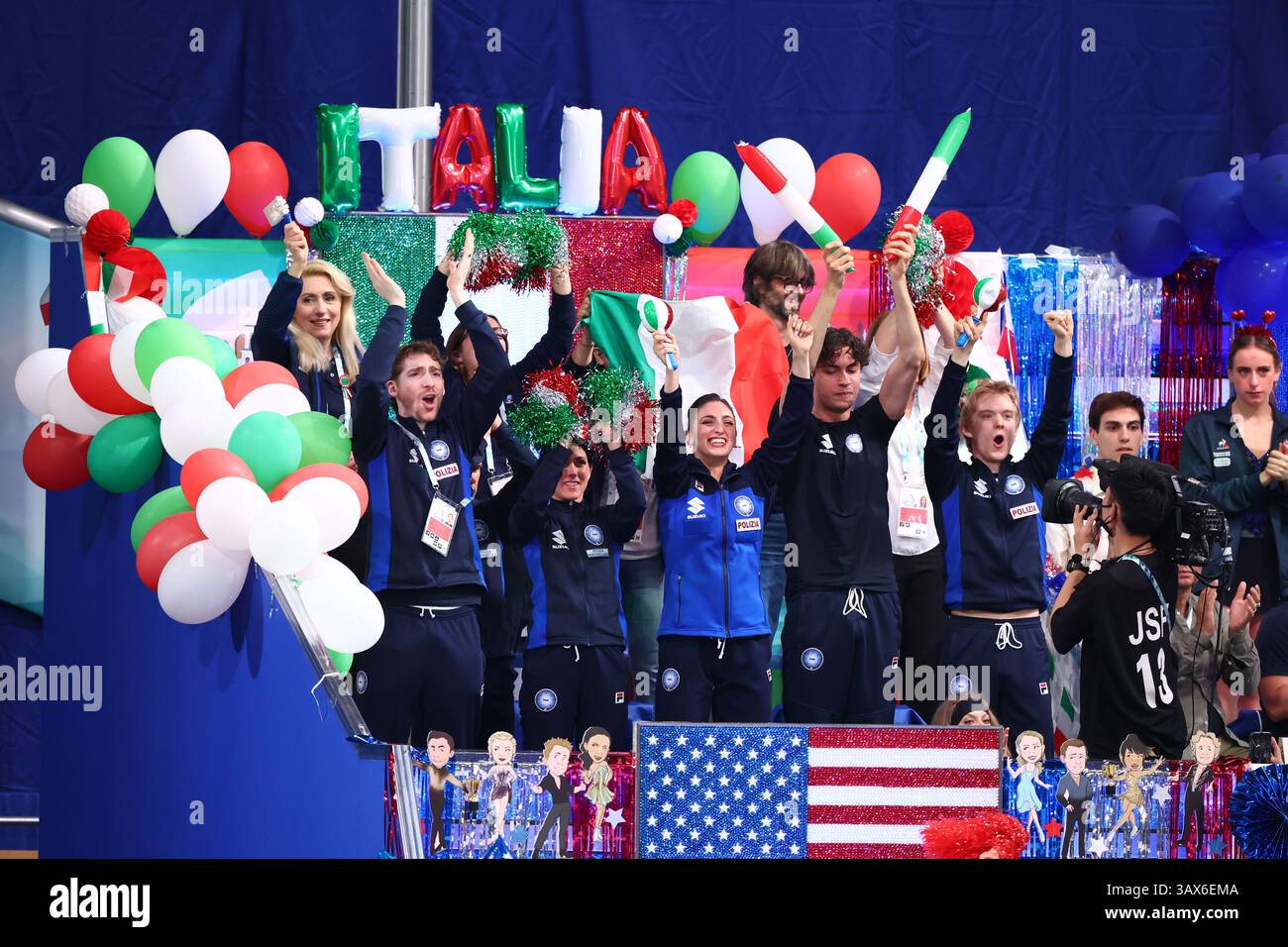 Tokyo, Japan. 19th Apr, 2025. Italy team group (ITA) Figure Skating ...