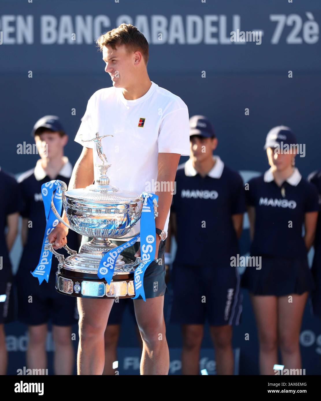 Sabadell, Barcelona, Spain. 20th Apr, 2025. Barcelona Spain 20.04.2025 Holger Rune (Denmark ...