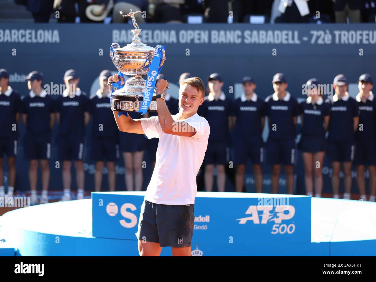 Sabadell, Barcelona, Spain. 20th Apr, 2025. Barcelona Spain 20.04.2025 Holger Rune (Denmark ...