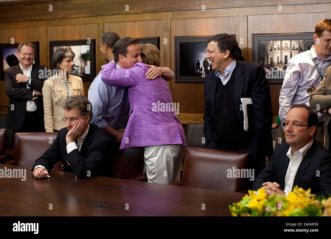 May 19, 2012 - Camp David, Maryland, USA - JosÃ © Manuel Barroso ...