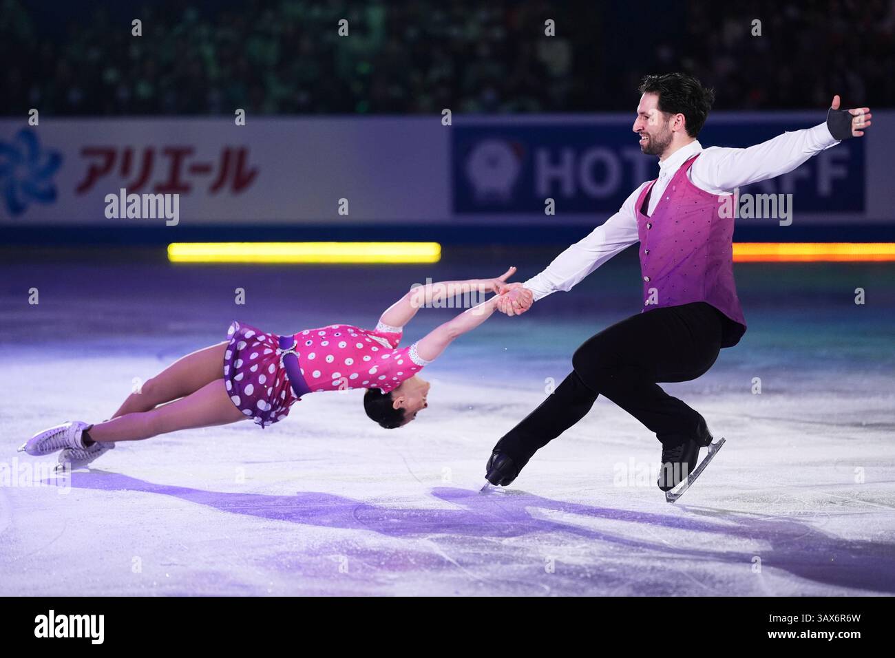 Tokyo, Japan. 20th Apr, 2025. Deanna Stellato-Dudek & Maxime Deschamps ...