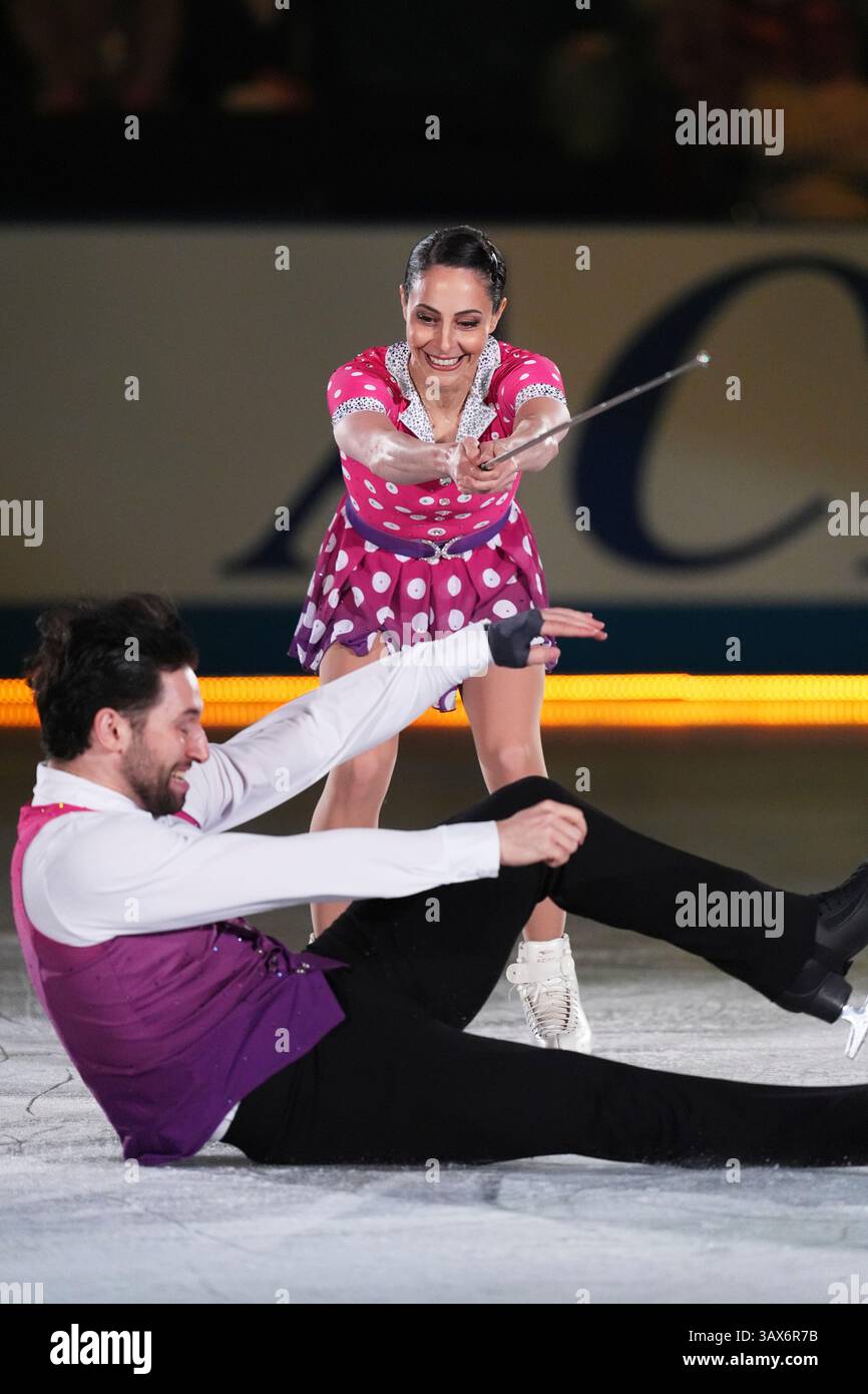 Tokyo, Japan. 20th Apr, 2025. Deanna Stellato-Dudek & Maxime Deschamps ...