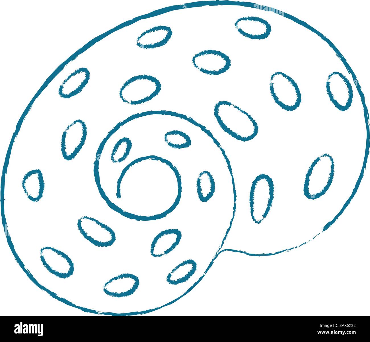 Cartoon sea snail hand Stock Vector Images - Alamy