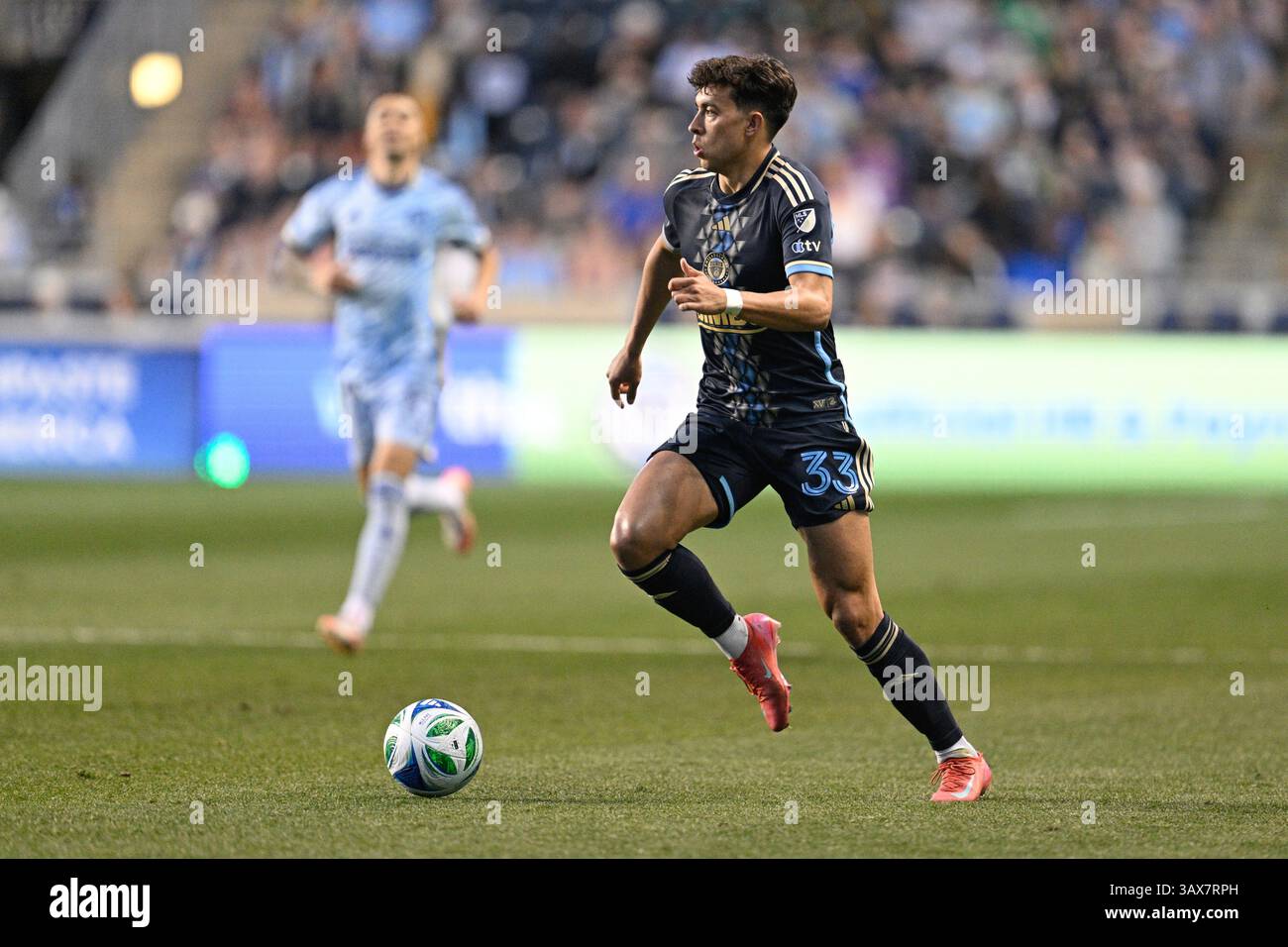 CHESTER, PA - APRIL 19: Philadelphia Union midfielder Quinn Sullivan ...