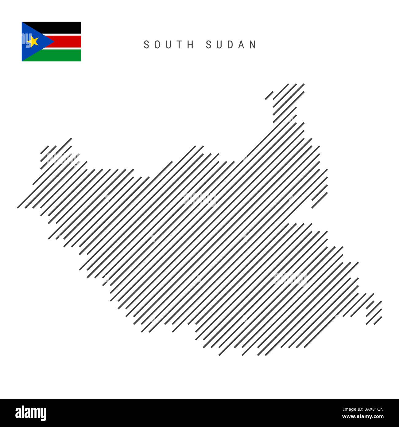Sudan map from pattern hi-res stock photography and images - Alamy
