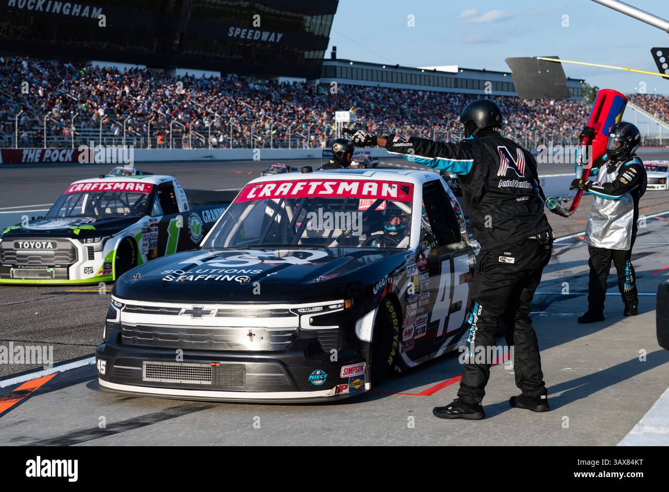 Rockingham, North Carolina, USA. 18th Apr, 2025. NASCAR Craftsman Truck ...