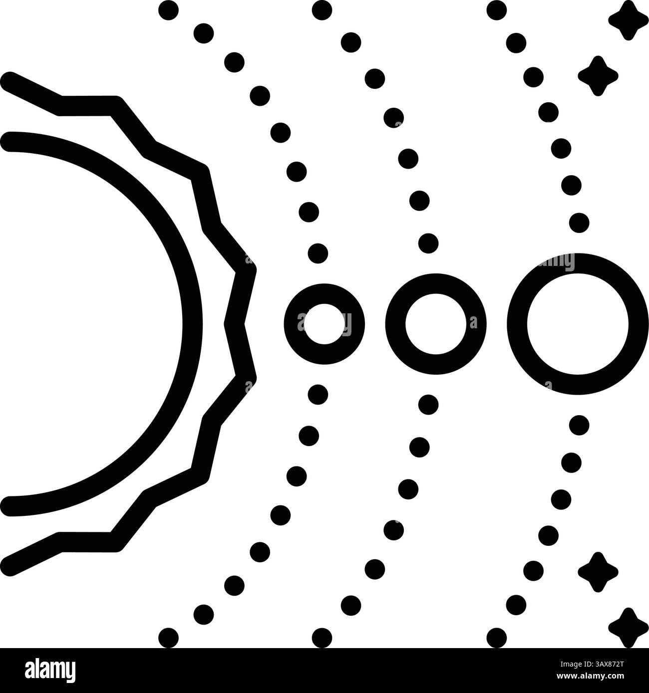 Icon for cosmos, solar system Stock Vector Image & Art - Alamy