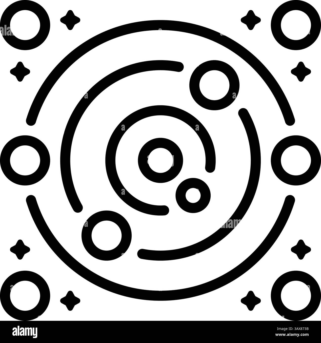 Planetary galaxy Black and White Stock Photos & Images - Alamy