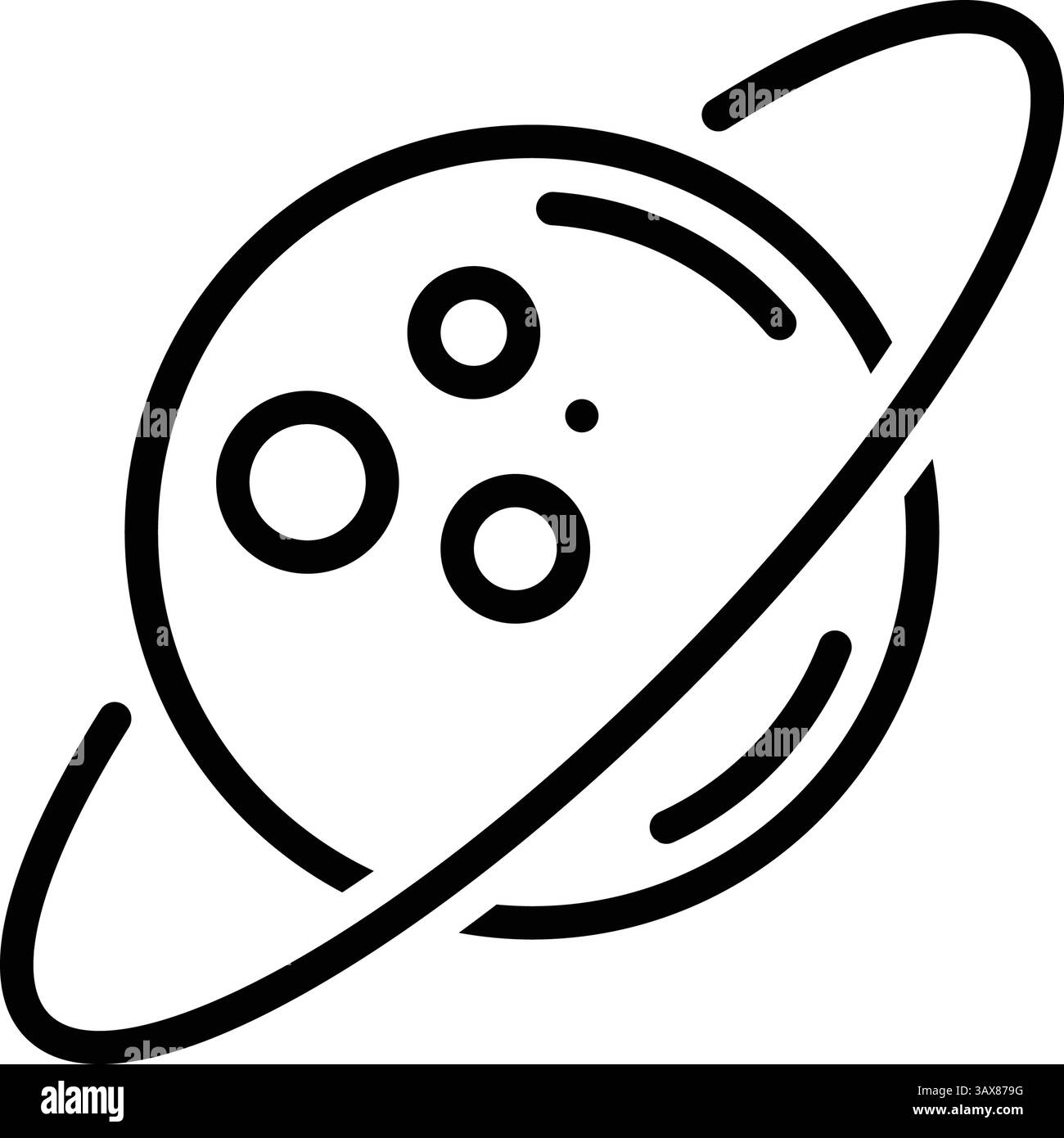 Icon for uranus, tilted giant Stock Vector Image & Art - Alamy