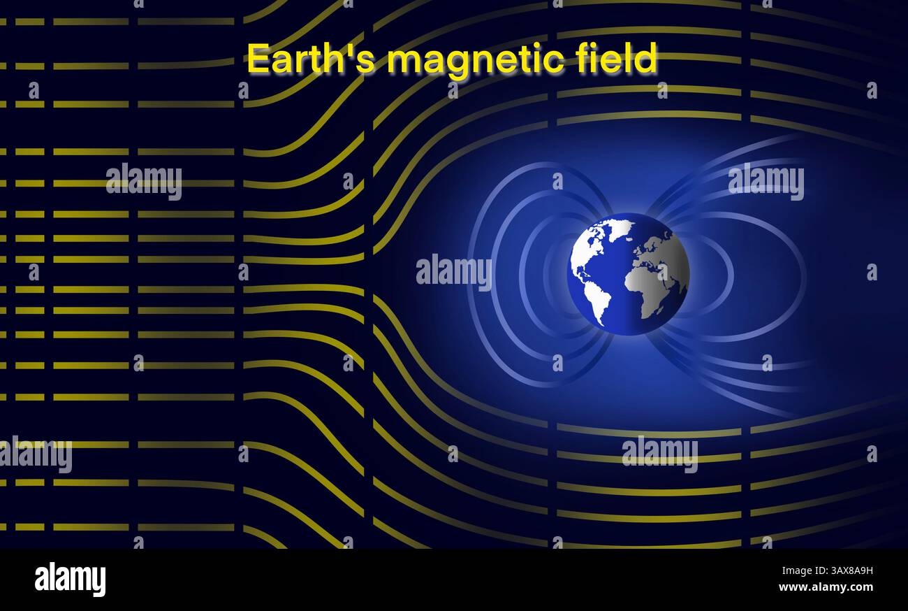 illustration of astronomy and cosmology, Earth’s Magnetosphere ...