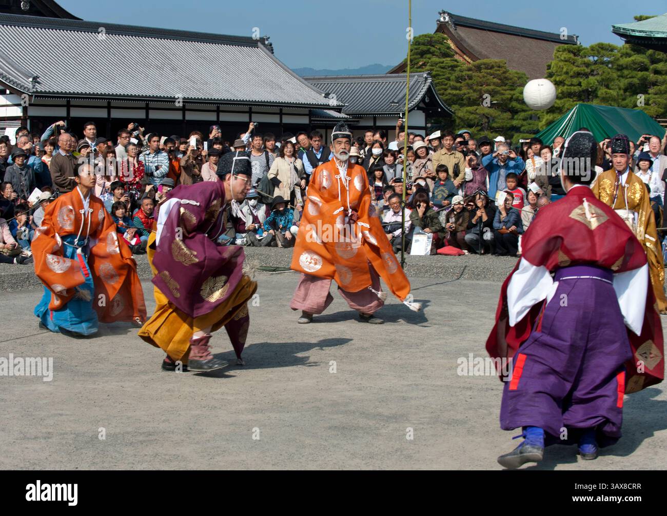 Kyoto imperial palace kemari hi-res stock photography and images - Alamy