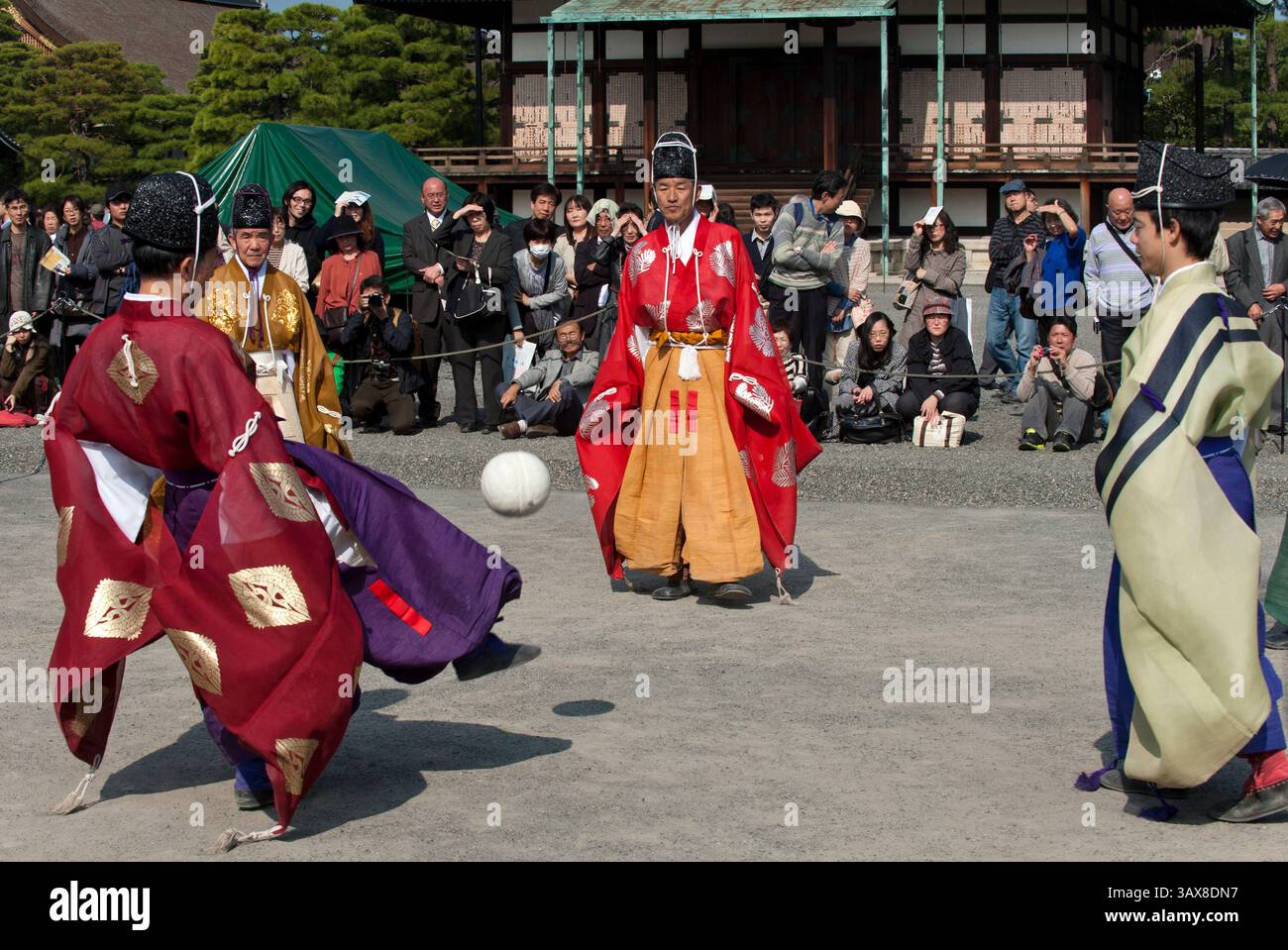 Kemari is a traditional Japanese ball game popular during the Heian and ...