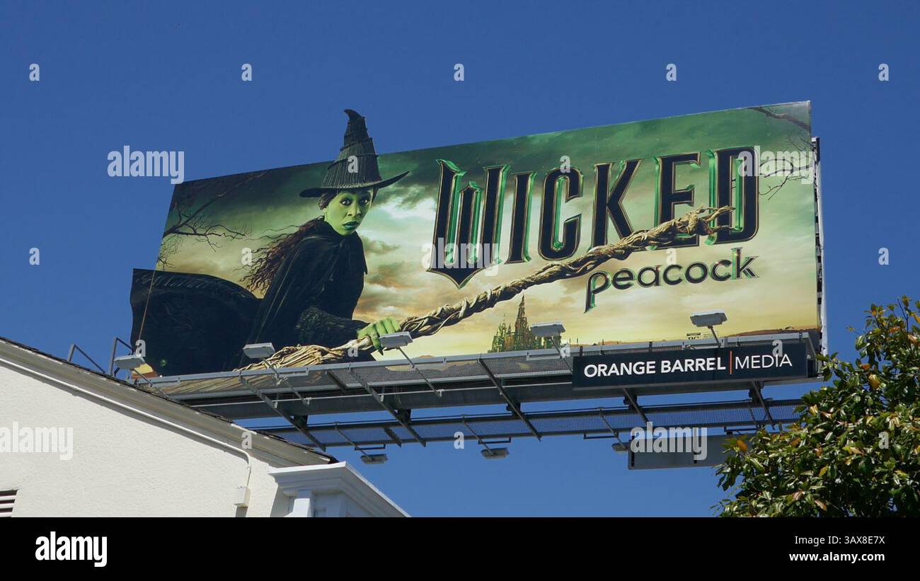 Los Angeles, California, USA 19th April 2025 Wicked Billboard with ...