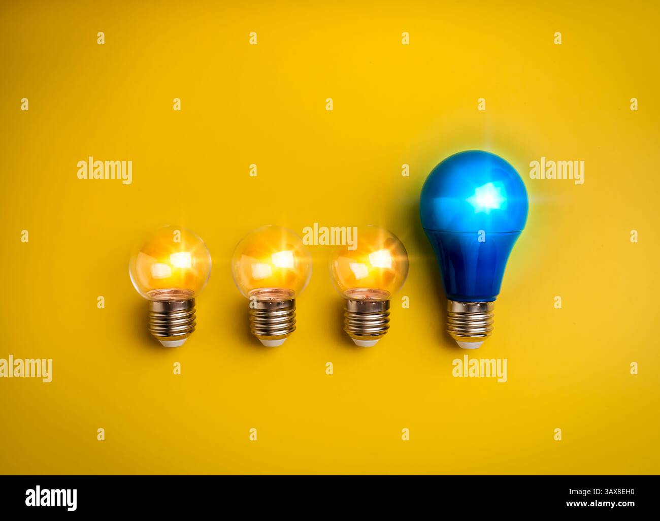 AI technology and innovation ideas, individuality, leadership, creative ...