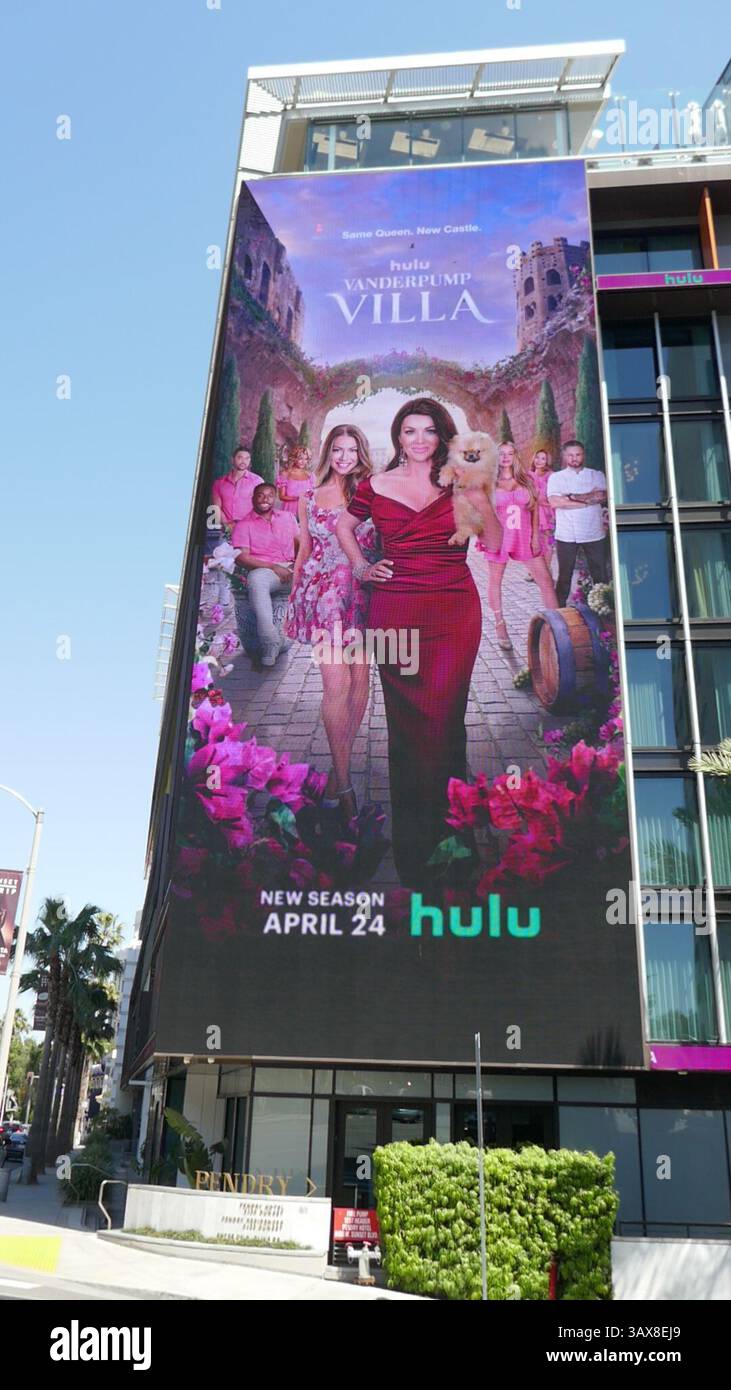 Los Angeles, California, USA 19th April 2025 Vanderpump Villa Billboard ...