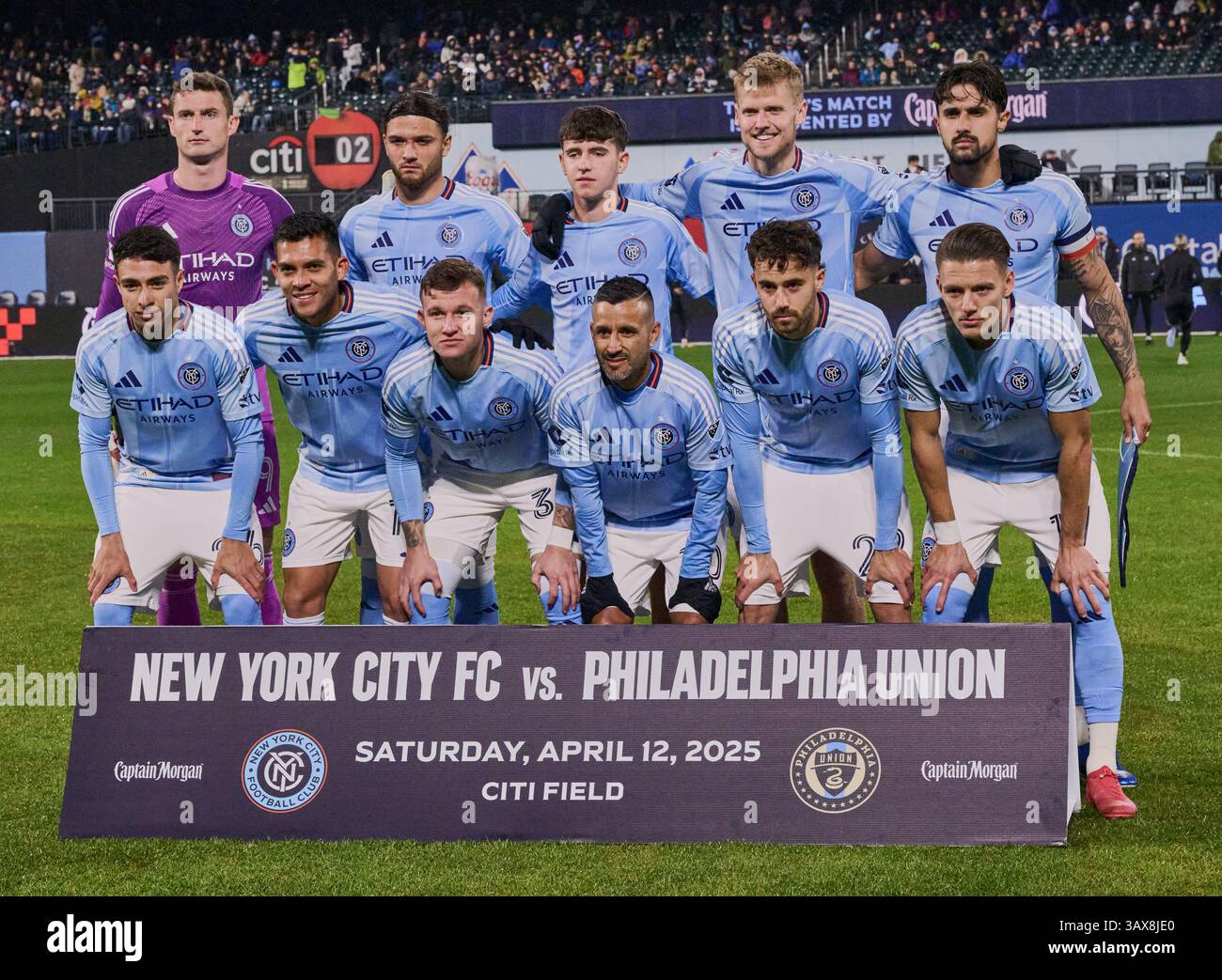 NEW YORK, NY, USA - APRIL 12, 2025: MLS Match between New York City FC ...