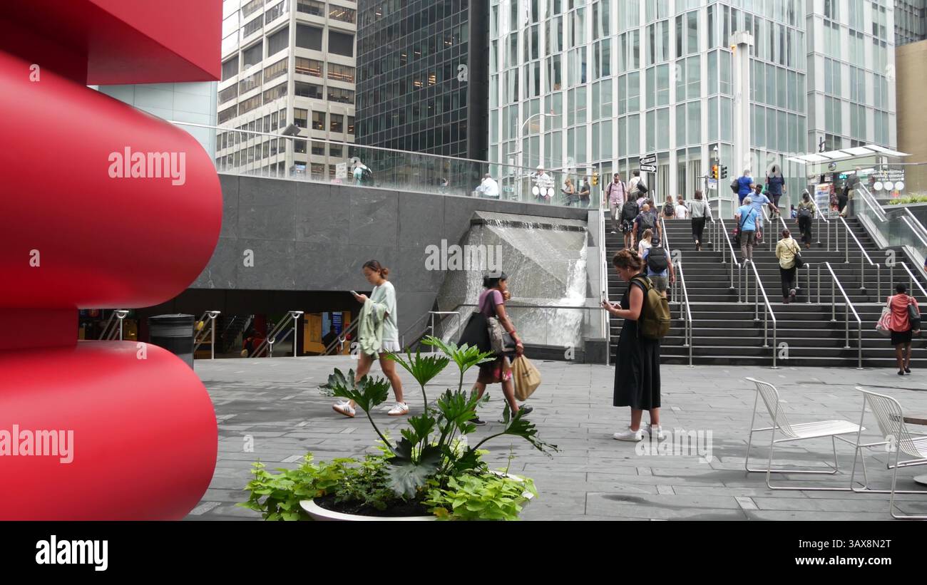 New York City, United States - 11 Sept 2023: Manhattan Midtown office ...