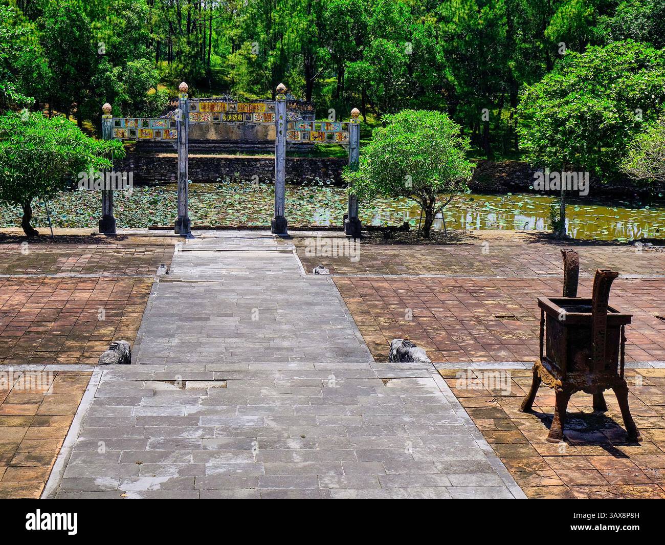 The Tomb of Thieu Tri - the third emperor of the Nguyen Dynasty - was ...