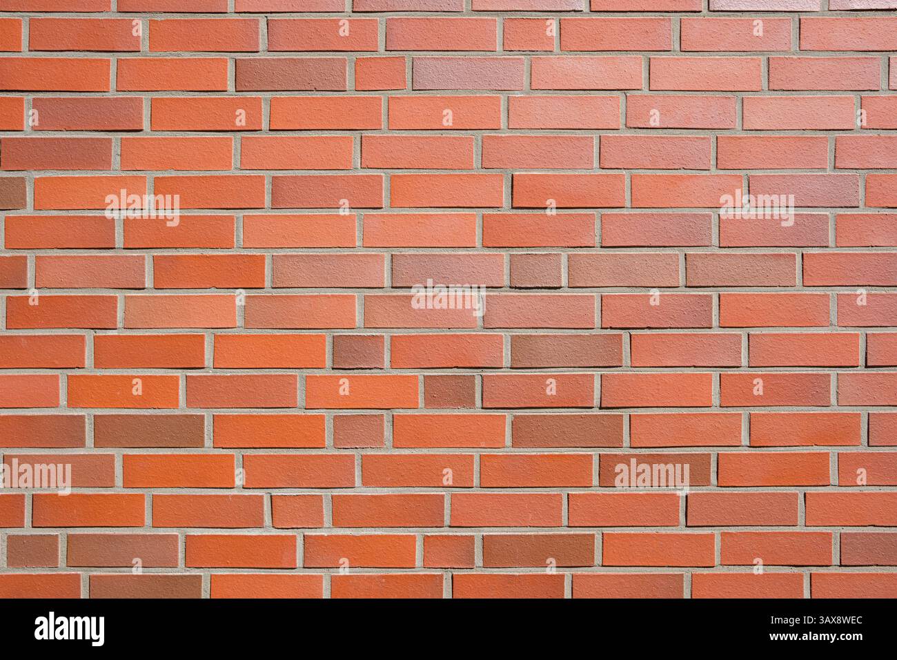 Background from a wall made of orange clinker bricks Stock Photo - Alamy