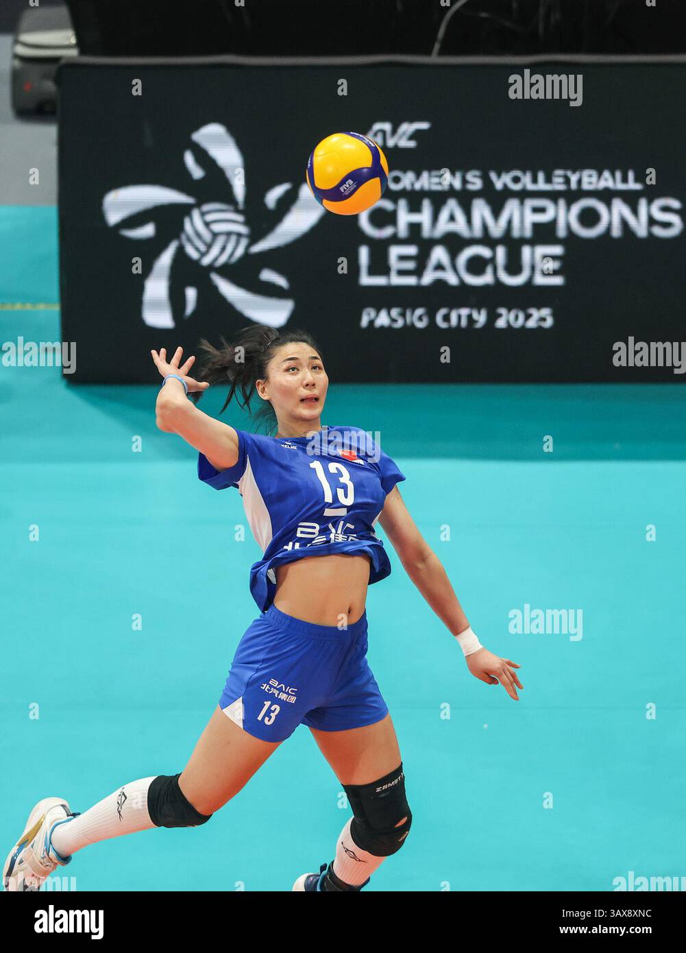 Pasig City, Philippines. 21st Apr, 2025. Jin Ye of China's BAIC Motor ...