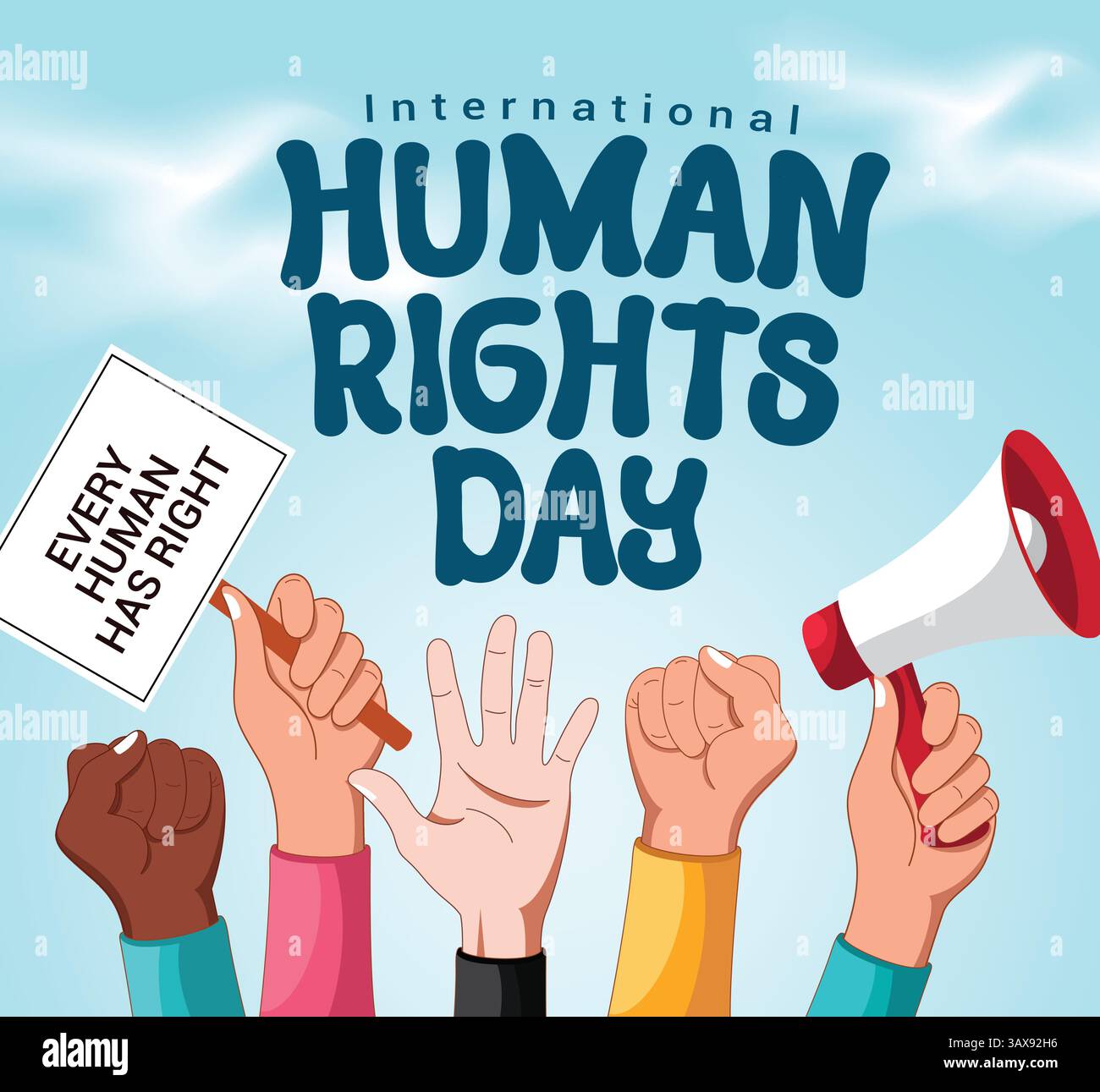 Human rights international day poster clipart. Human rights day ...