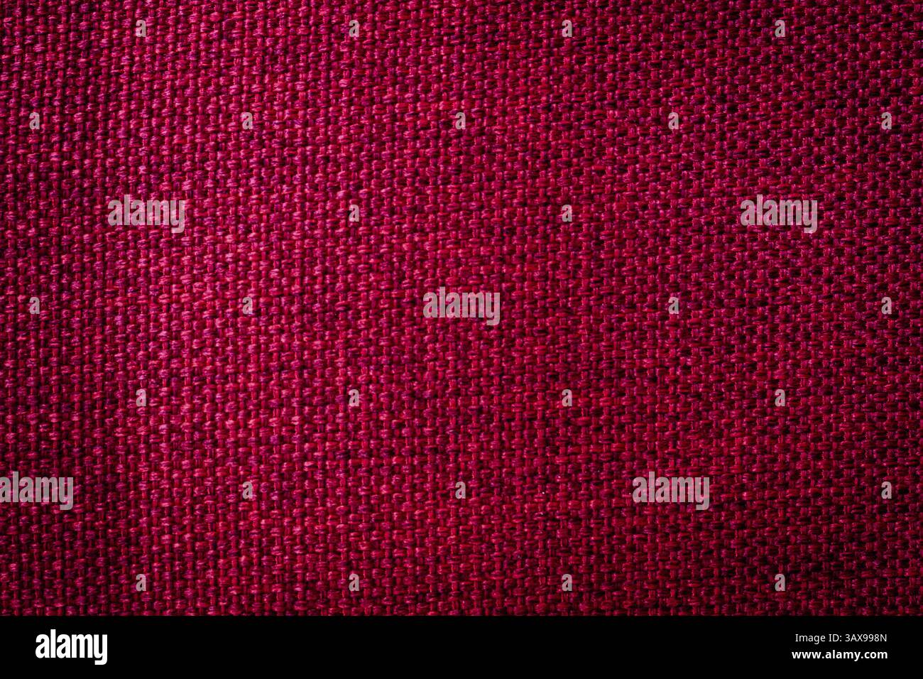 Rustic canvas fabric texture in red colour Stock Photo - Alamy