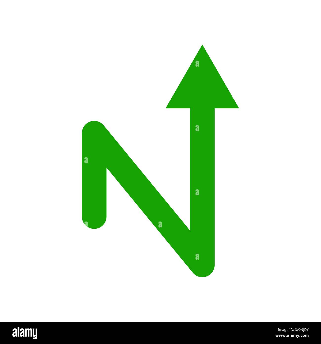 Increase graph arrow Stock Vector Images - Alamy