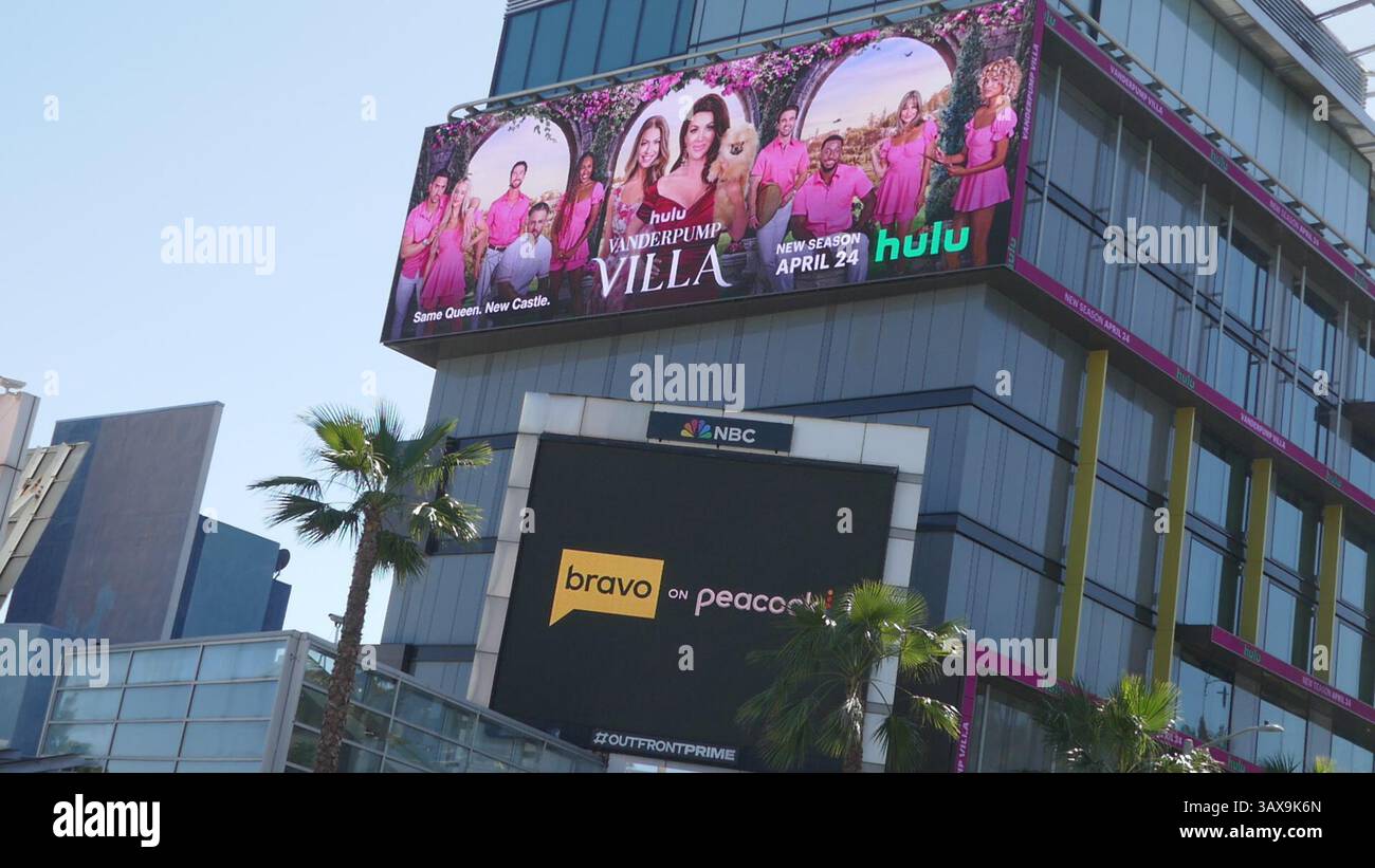 Los Angeles, California, USA 19th April 2025 Vanderpump Villa Billboard ...