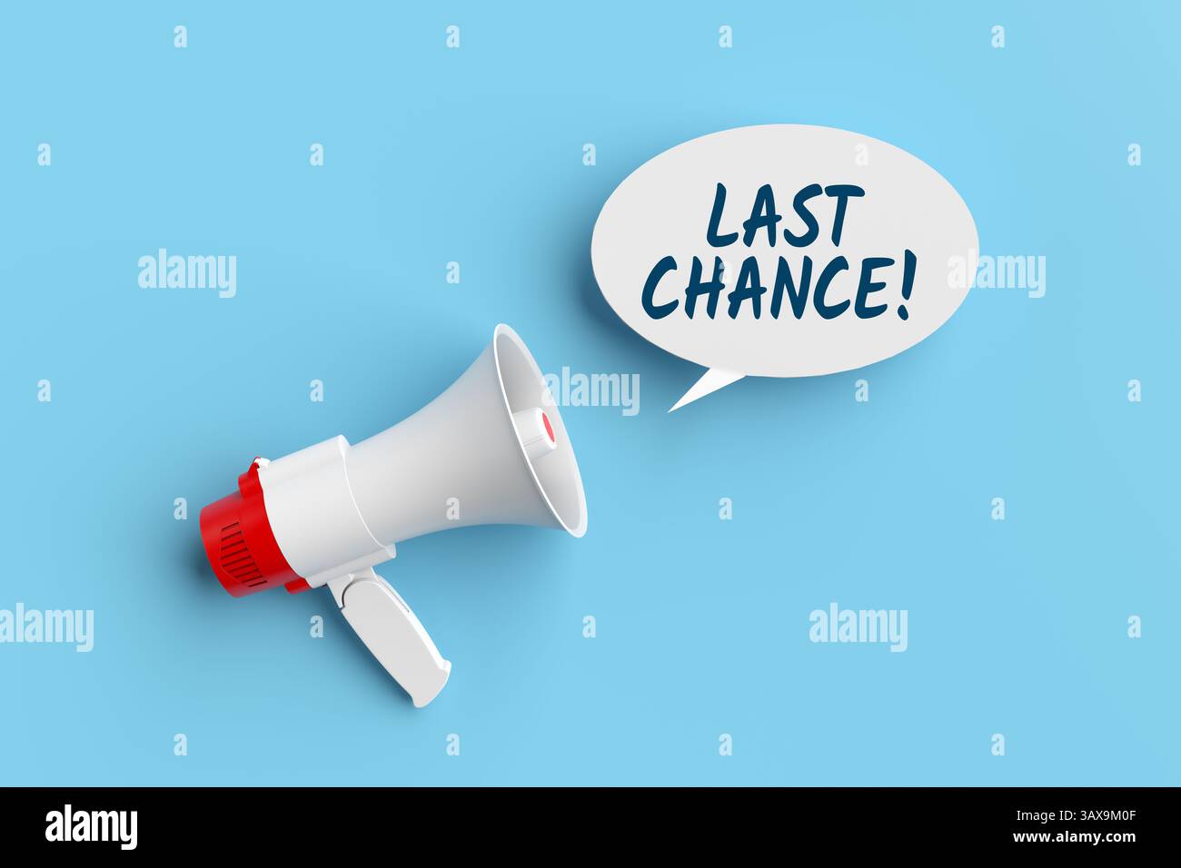 Megaphone announcing limited time offer hi-res stock photography and ...