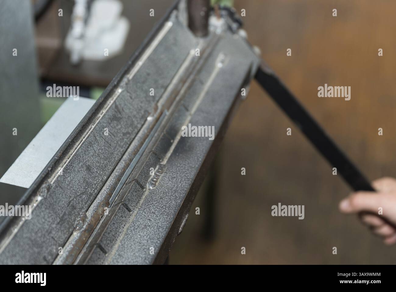 Metalworking view work bending machine hi-res stock photography and ...